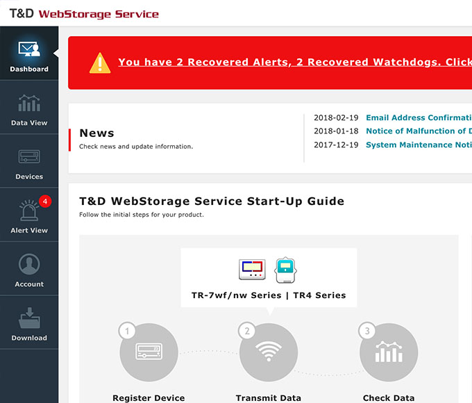 Features | T&D WebStorage Service | T&D Corporation